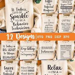 Behavior Technician Svg, Bundle Svg, RBT Svg, Behavior Tech Svg ...