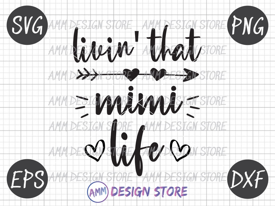 Livin that Mimi Life svg Mimi svg Funny mimi Svg Mimi | Etsy