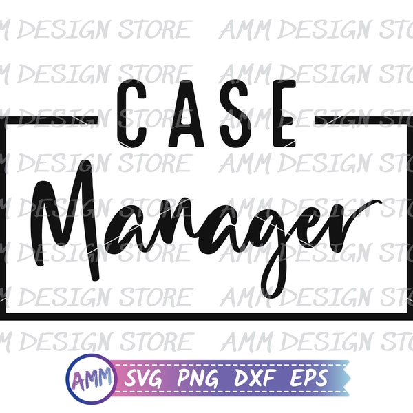 Rn Case Manager Svg - Etsy