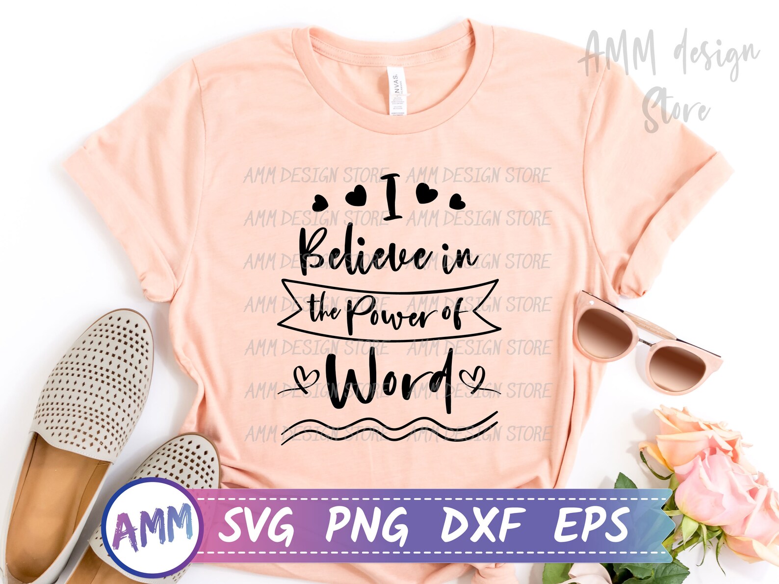 I Believe in the Power of Word SVG & the Power of Words SVG - Etsy