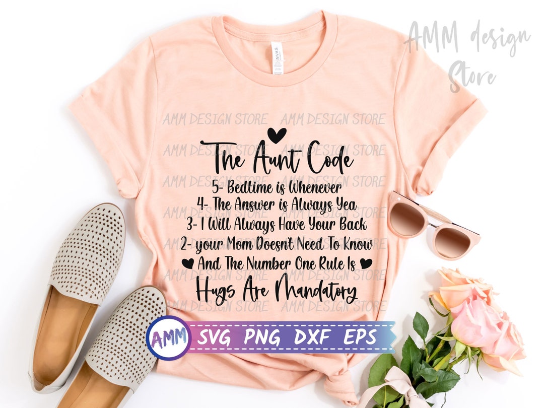 The Aunt Code Svg, Auntie Svg, Funny Aunt Svg, Auntie Shirt Svg, Aunt ...