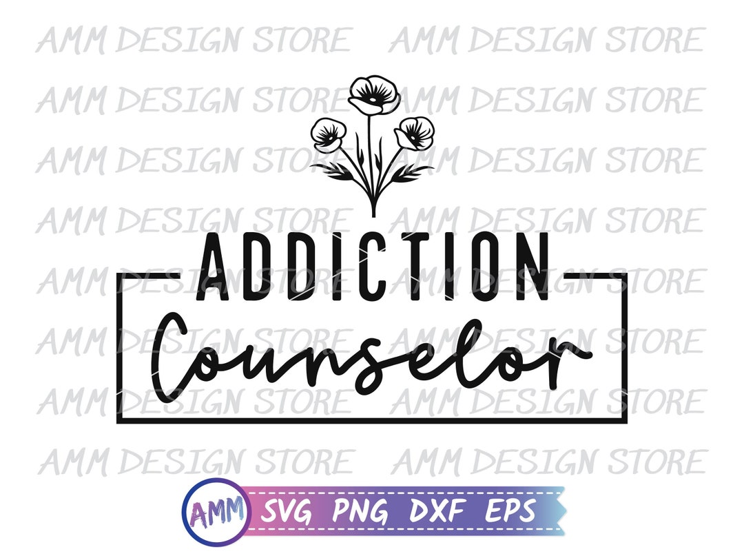 Addiction Counselor Svg, Substance Abuse Counselor Svg, Recovery Svg ...