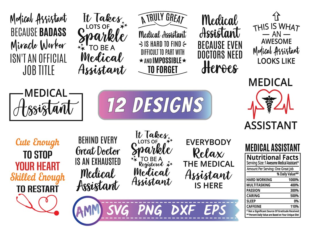 Medical Assistant Svg, Bundle Svg, MA Svg, Medical Assistant Bundle Svg ...