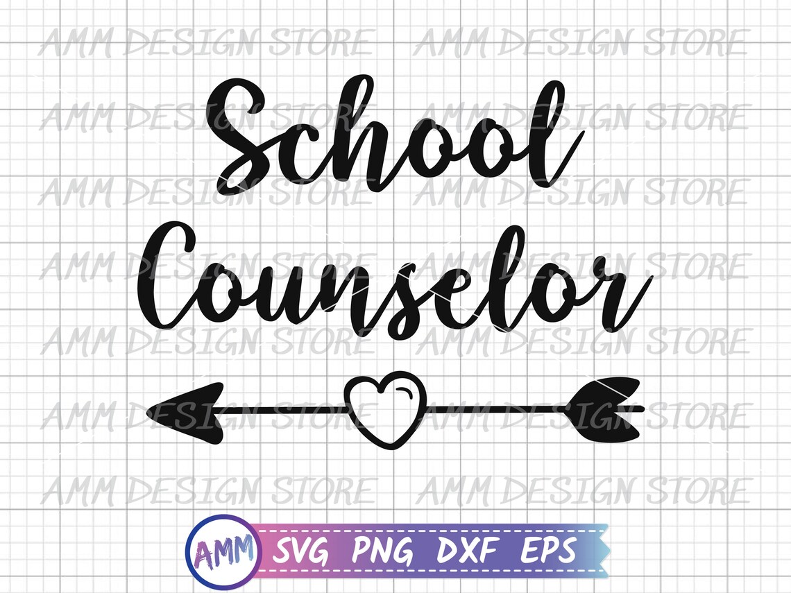 School Counselor SVG Teacher Svg Counselor Svg Counsel Svg - Etsy