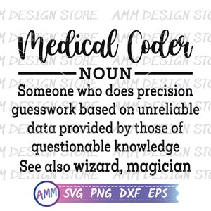 Medical Coder Svg, Definition Medical Coder Meaning Svg, Medical Coder ...