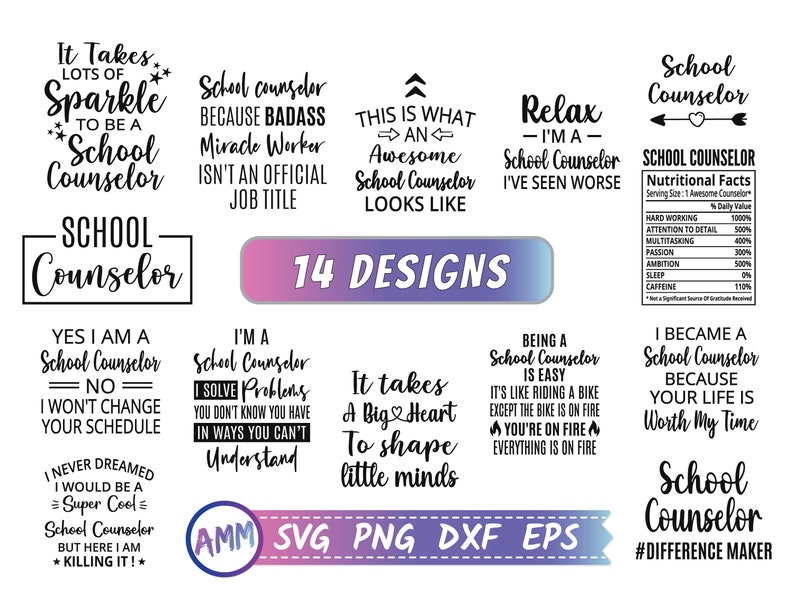 School Counselor SVG School Counselor Bundle SVG Bundle SVG | Etsy