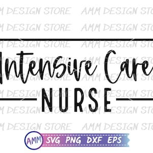 Intensive Care Nurse SVG, ICU Nurse Svg, Critical Nurse Png, Nurse Life ...
