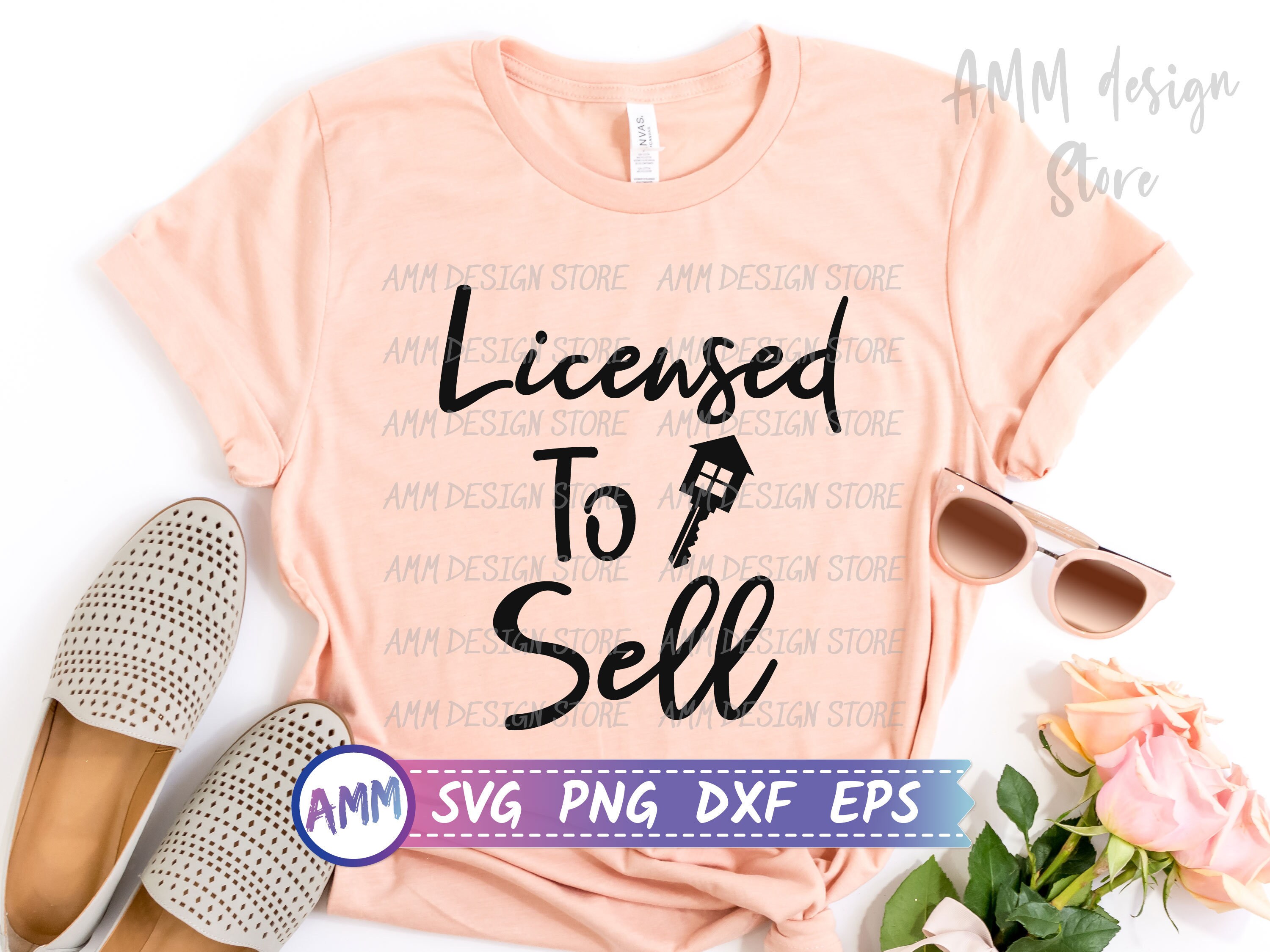 Licensed to sell svg Real estate agent svg Real estate | Etsy