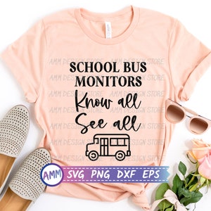 School Bus Monitor Svg, Bundle Svg, Bus Monitor Svg, Bus Attendant Svg ...