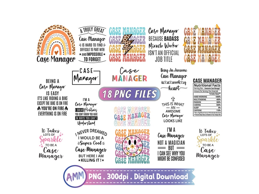 Case Manager Png, Bundle, Case Manager Shirt Png, Case Management Png ...