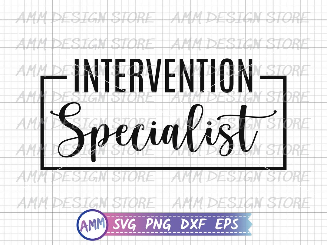 Intervention Specialist Svg, Intervention Teacher Svg, IEP Svg, Special ...