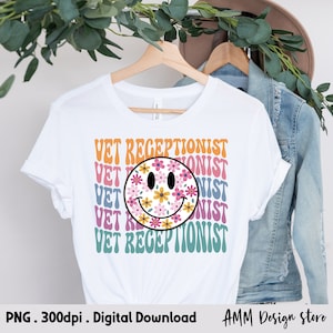 Vet Receptionist Png, Bundle, Veterinary Receptionist Shirt Png ...