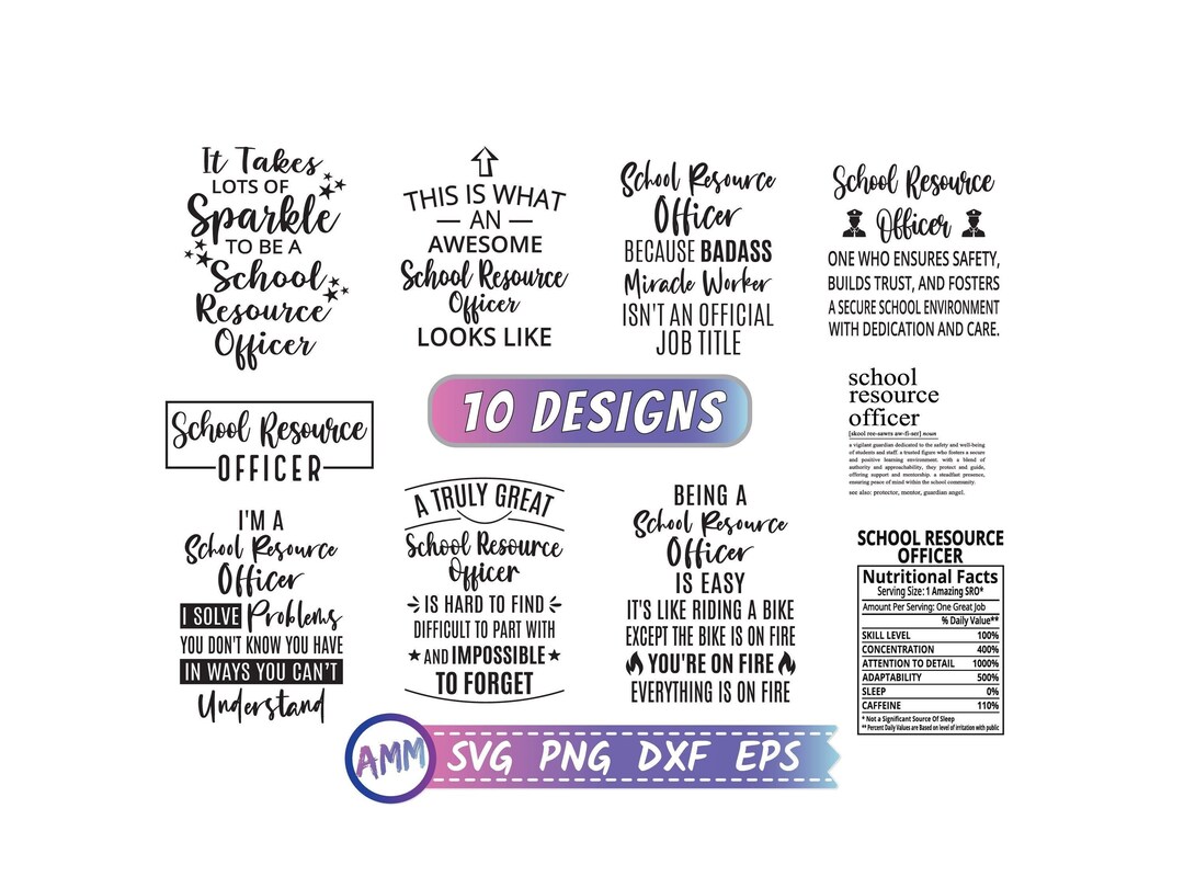 School Resource Officer SVG, SRO Svg, Bundle, School Resource Office ...