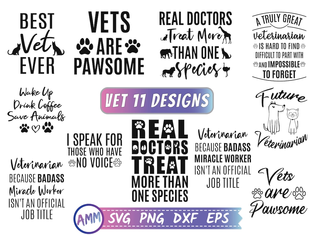 Vet Svg, Veterinarian Svg, Veterinarian Bundle Svg, Vet Bundle Svg ...