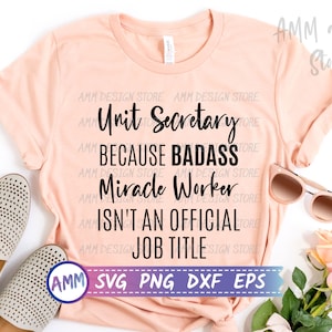 Unit Secretary SVG, Unit Secretary Bundle Svg, Shirt Svg, 10 Designs ...