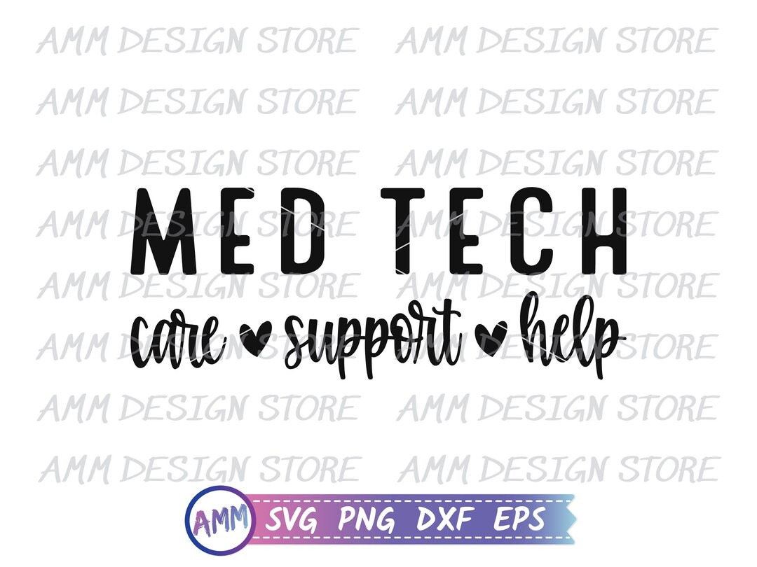 Med Tech SVG, Med Tech Care Support Help Svg, Medical Technologist Svg ...