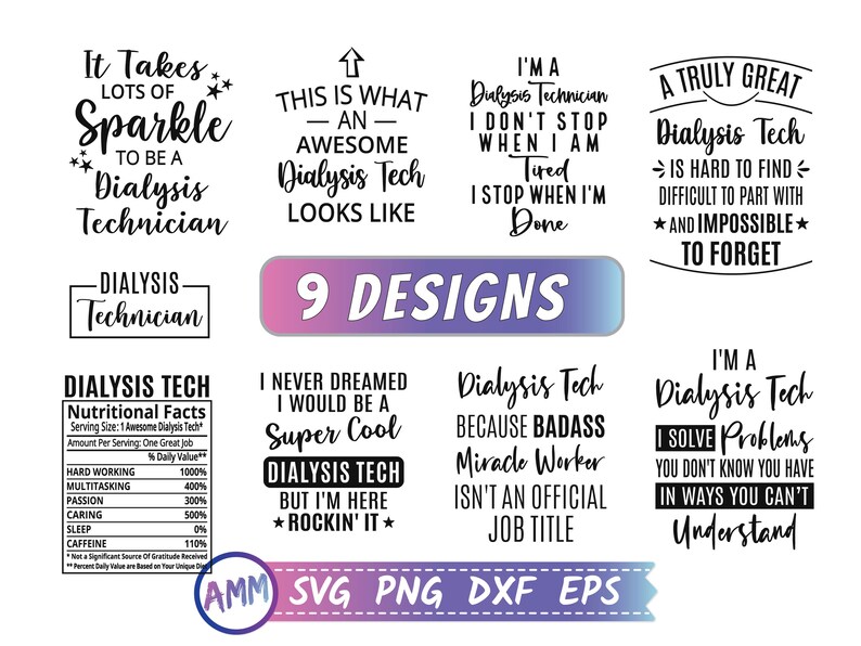 Dialysis Technician SVG Dialysis Tech Svg Bundle Svg - Etsy
