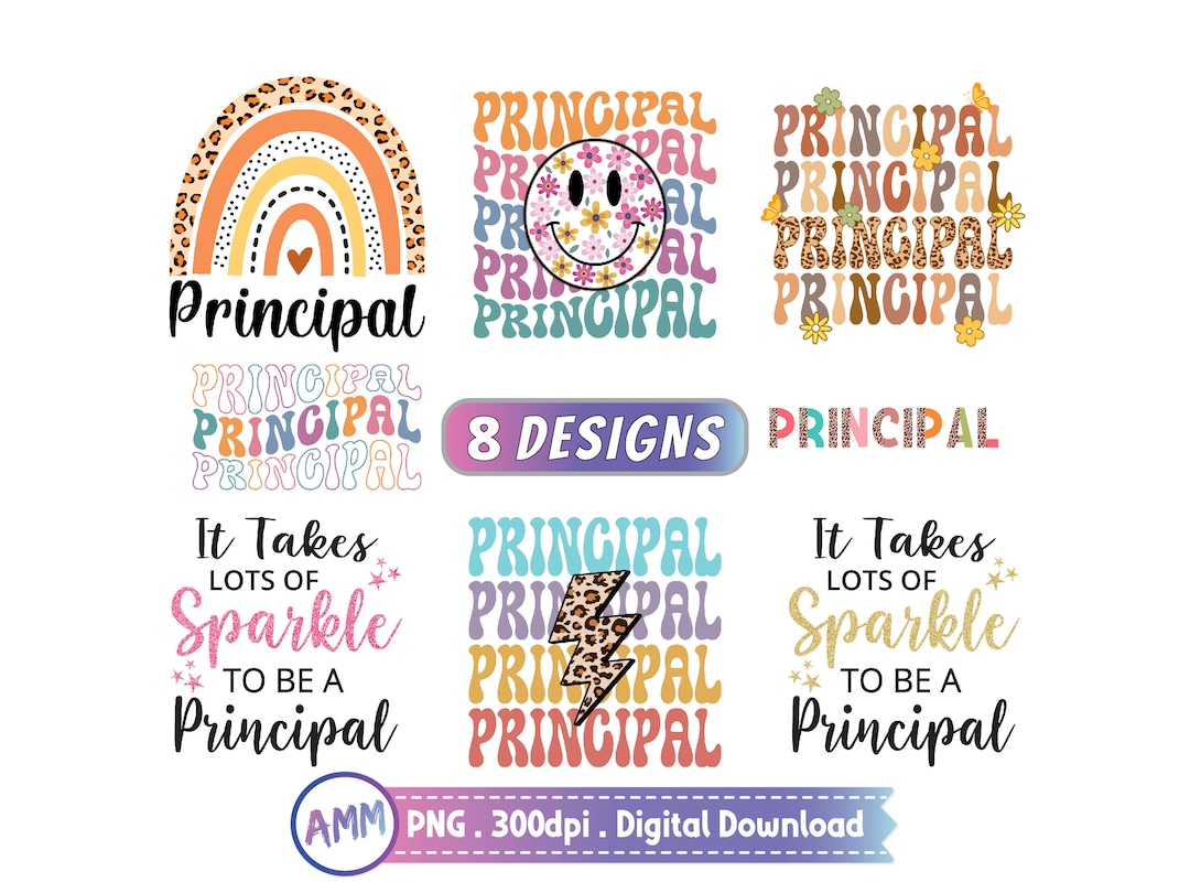 Principal Png, Principal Bundle Png, Principal Png Design, School ...