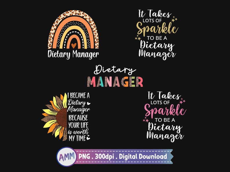 Dietary Manager Png, Bundle, Retro, Dietary Week, Shirt Png, Leopard ...