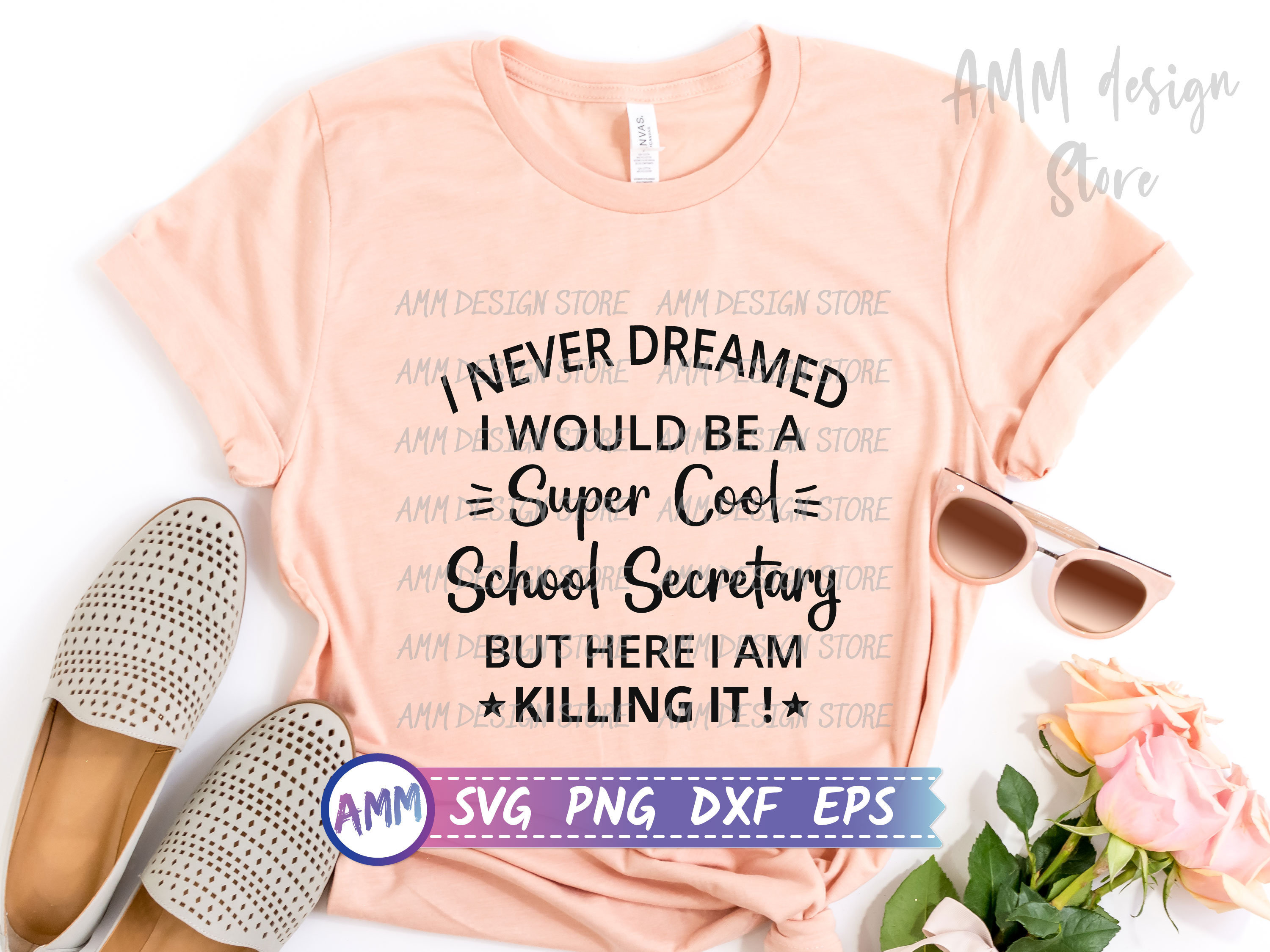 School Secretary SVG, I Never Dreamed I Would Be A Super Cool School ...