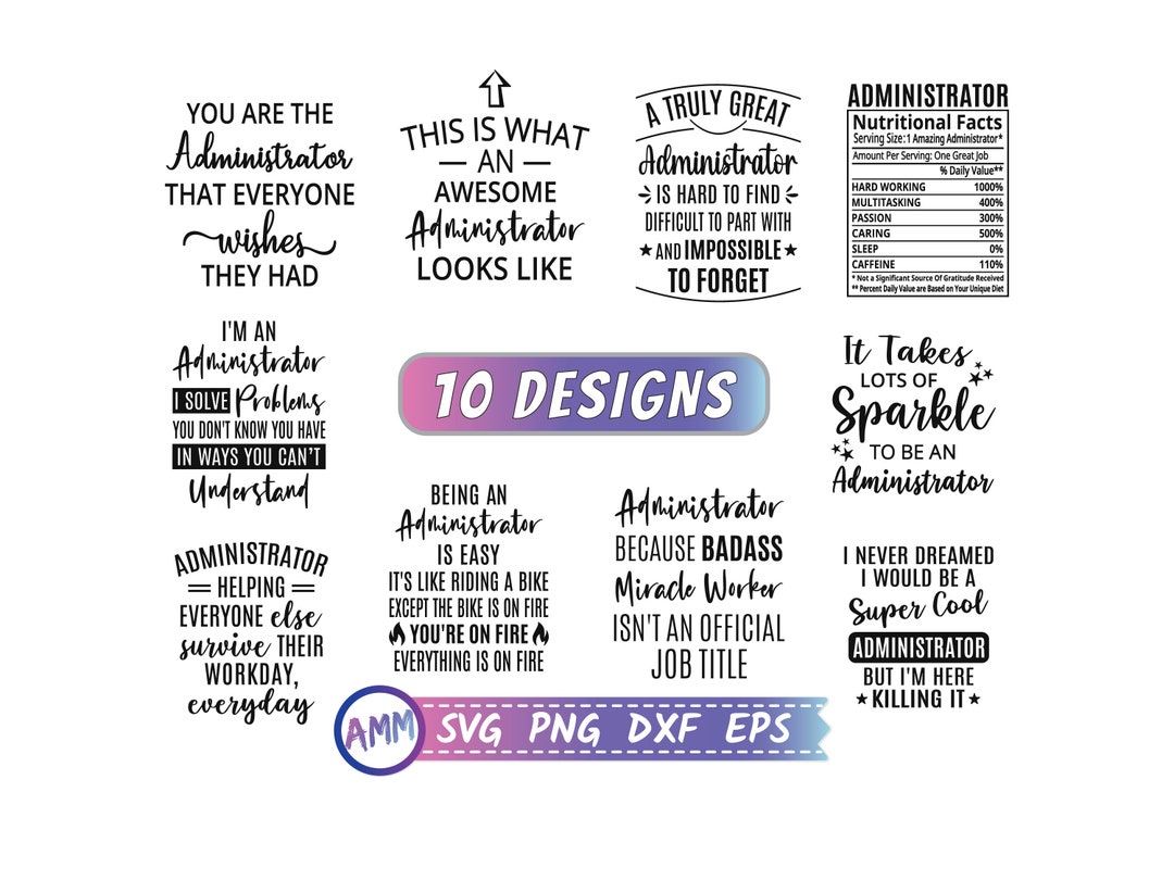 Administrator Svg, Administrator Bundle Svg, Admin Svg, Office Svg, 10 ...