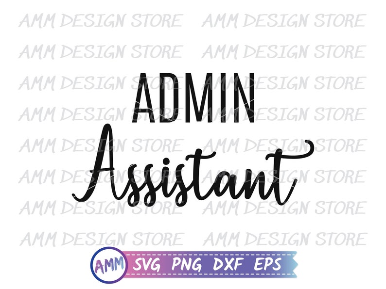 Admin Assistant SVG Bundle Svg Administrative Assistant Svg - Etsy