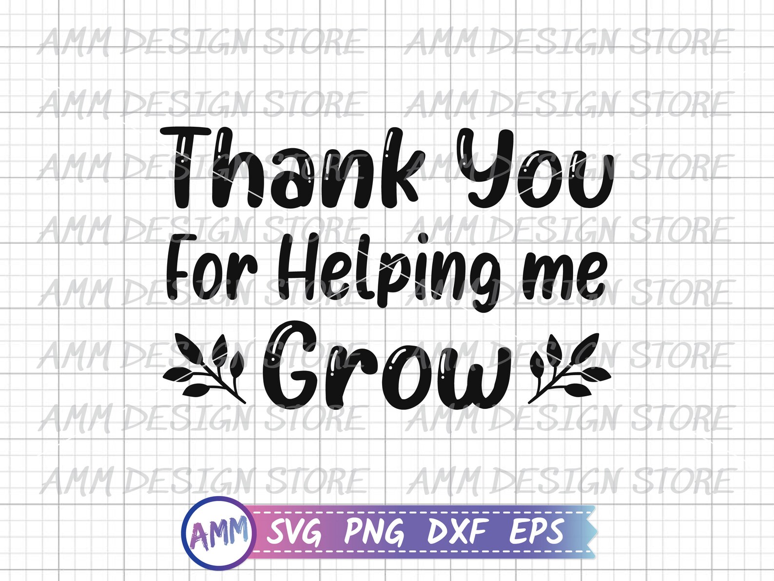 Thank You for Helping Me Grow Svg Daycare Provider Svg | Etsy