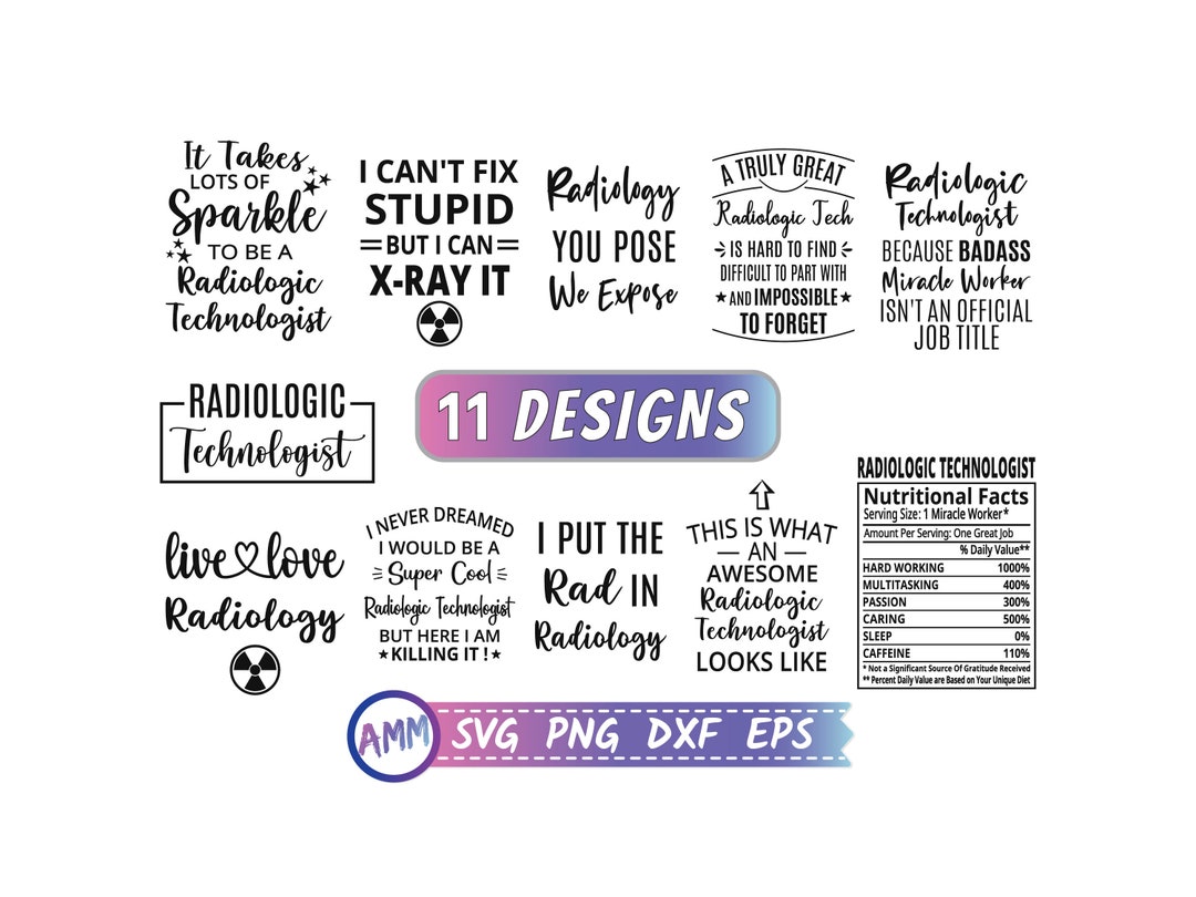Radiologic Technologist Svg, Bundle Svg, Rad Tech Svg, Radiology Tech ...
