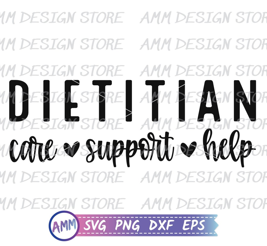 Dietitian SVG, Dietitian Care Support Help Svg, Nutritionist Svg ...