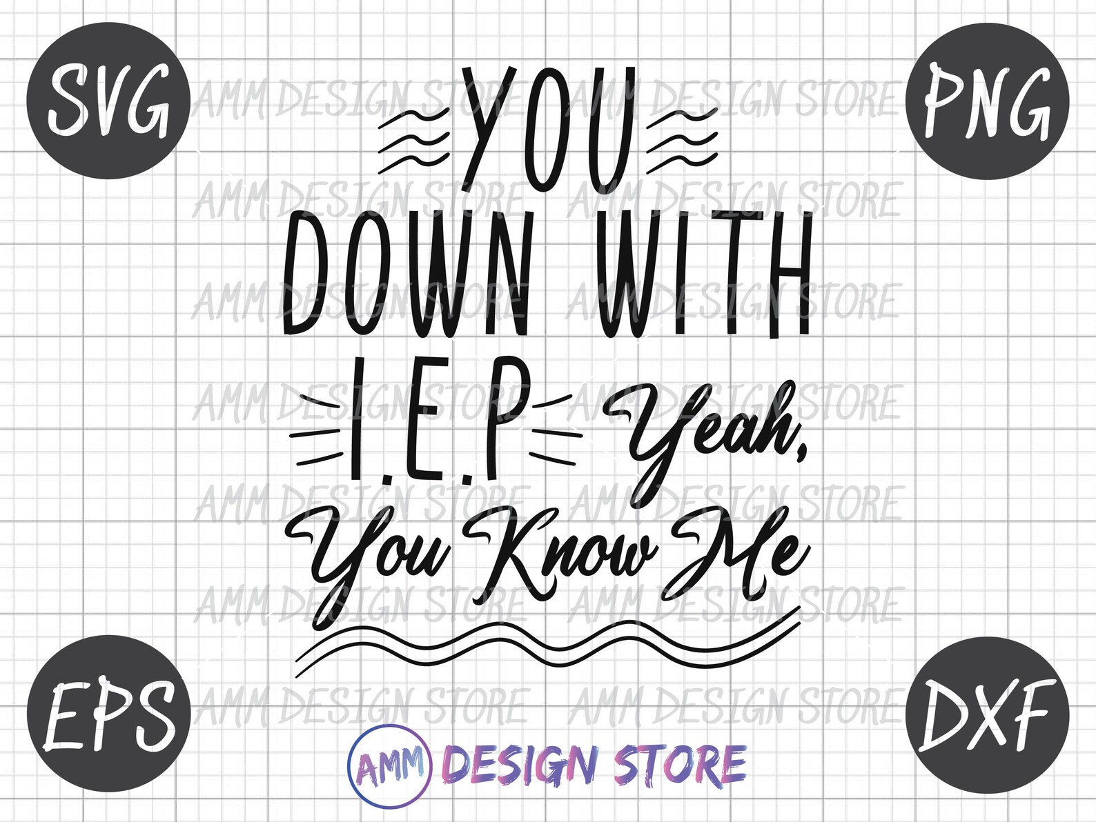 IEP SVG You Down With Ieps Yeah You Know Me Svg Special - Etsy