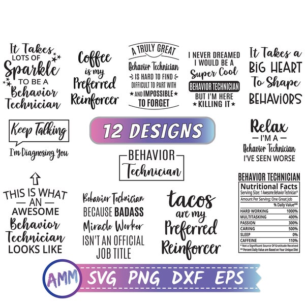 Behavior Tech Svg - Etsy