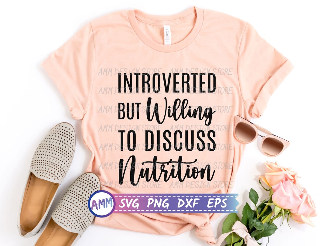 Dietitian SVG, Introverted but Willing to Discuss Nutrition Svg ...