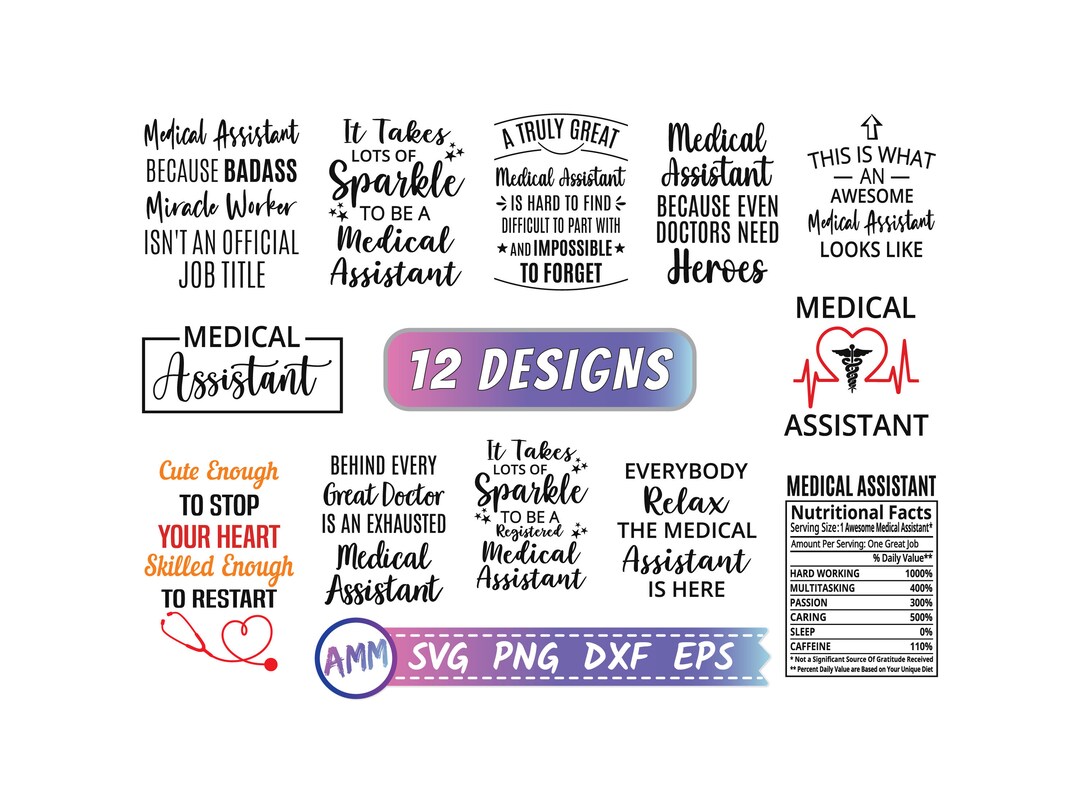 Medical Assistant Svg, Bundle Svg, MA Svg, Medical Assistant Bundle Svg ...