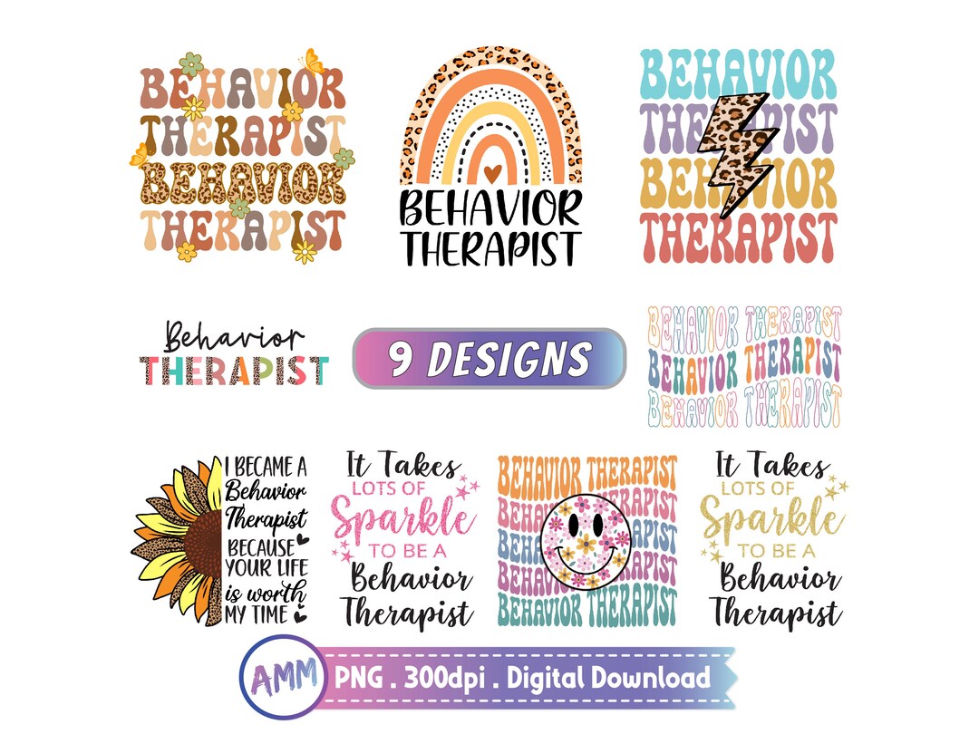 Behavior Therapist Png, Bundle, Aba Png, Bcba Png, Rbt Png, A Lot of ...