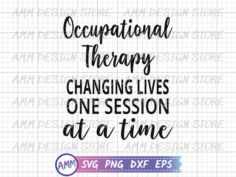 Occupational Therapist Svg OT Svg Occupational Therapy - Etsy