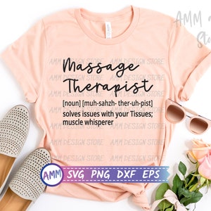 Massage Therapist SVG, Massage Therapist Definition Svg, Massage ...