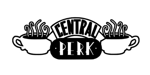Central Perk Sticker Central Perk Decal Friends Sticker - Etsy