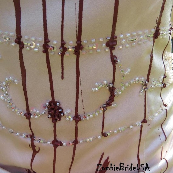 ZOMBIE BRIDE, Bloody Zombie Bridal Gown,Zombie Costum… - Gem