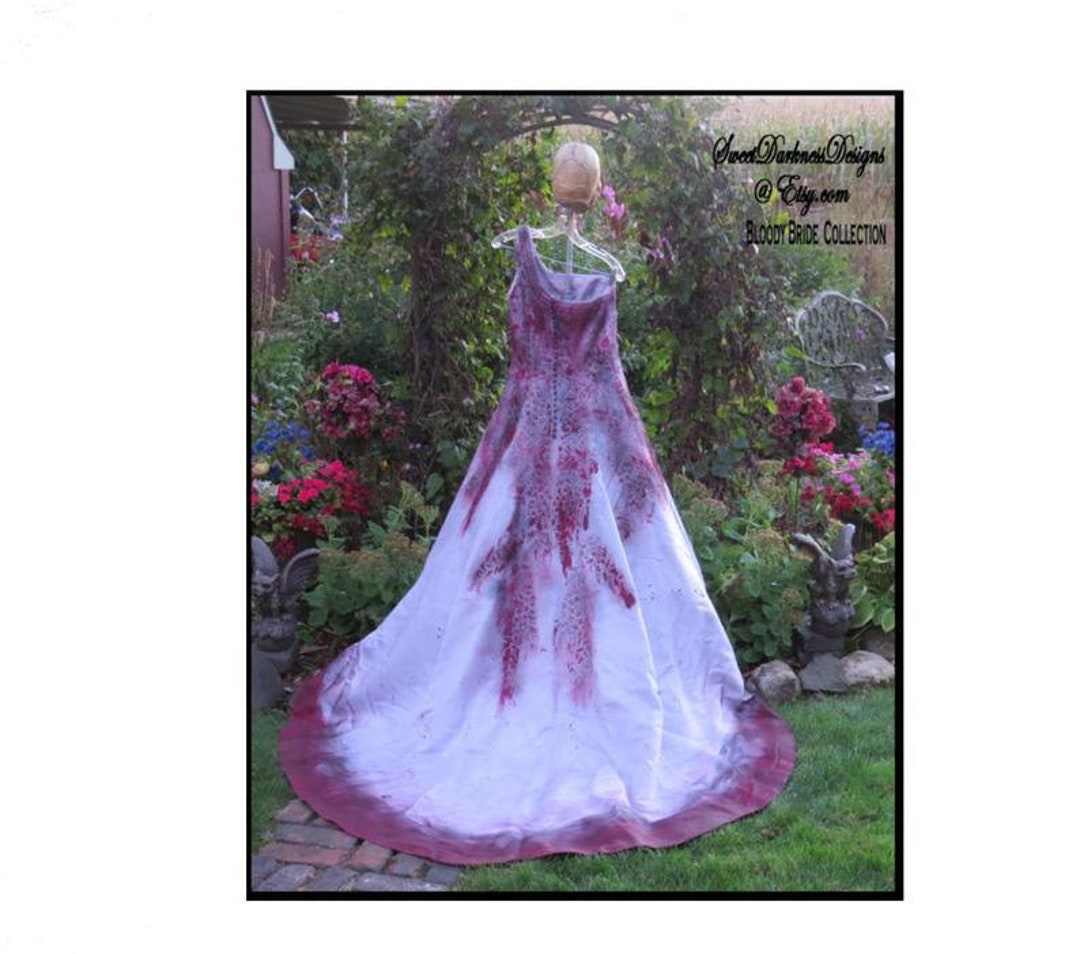 Dead Bride Costume, Vampire Costume, Zombie Bride, HALLOWEEN Wedding ...