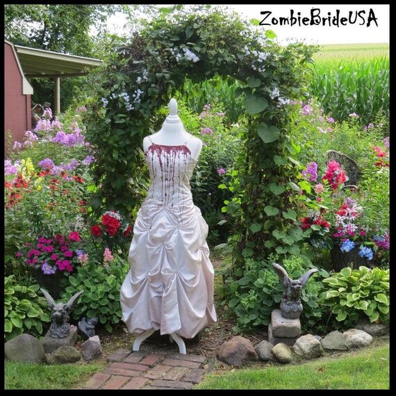 ZOMBIE BRIDE, Bloody Zombie Bridal Gown,Zombie Costum… - Gem