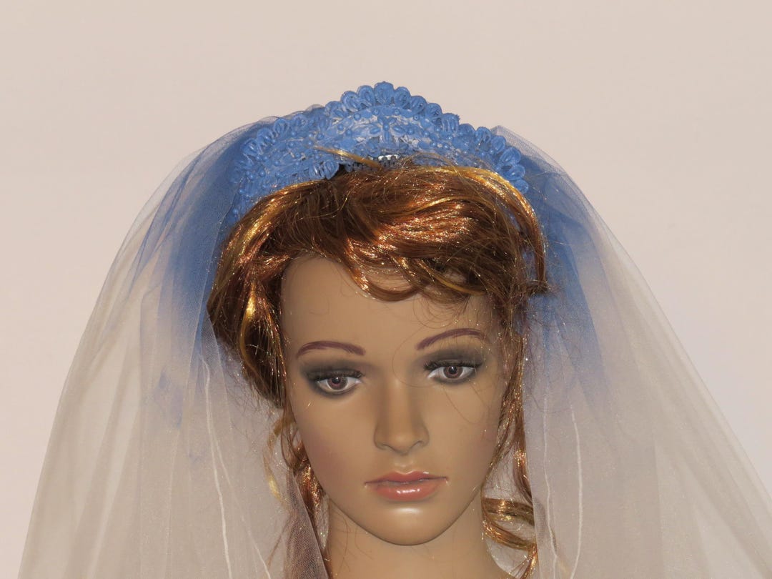 CORPSE BRIDAL VEIL, Tim Burton Wedding Veil, Corpse Bride, Blue Bridal ...