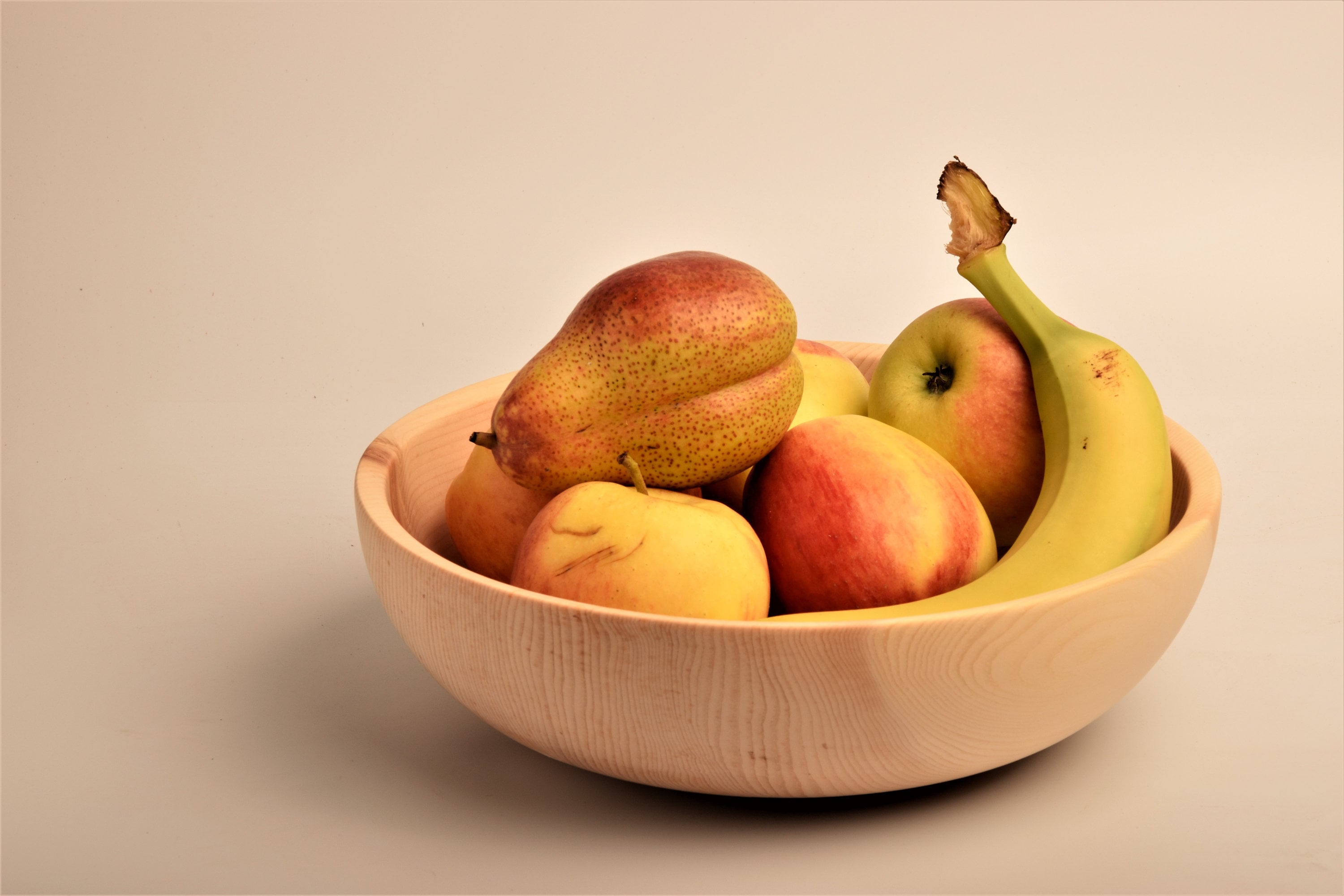 Obstschale, Brotschale aus Zirbenholz, Schale, Zirbenholz, Geschenk ...