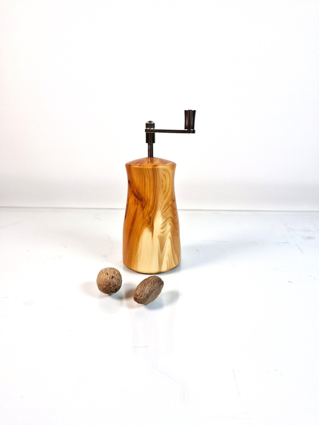 Nora Nutmeg Mill, Grater, Yew Wood, Nutmeg, Spice Mill, Gift, Wedding ...
