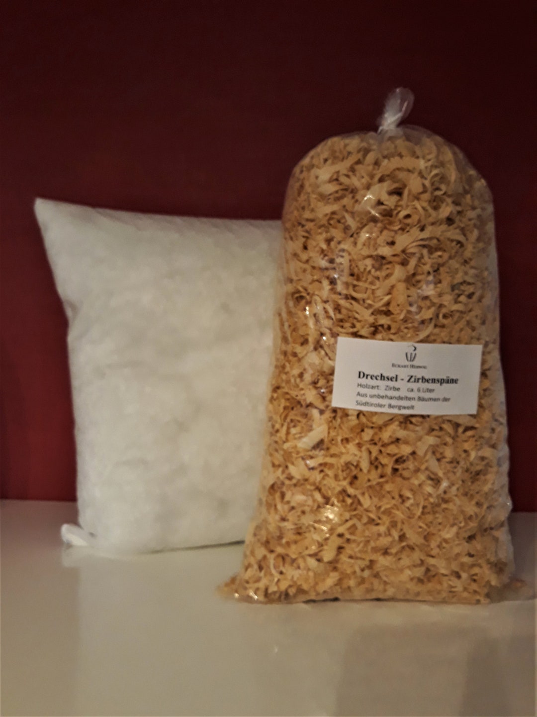 Swiss Pine Pillow for Self-filling, Swiss Pine Pillow "self-filling Set ...