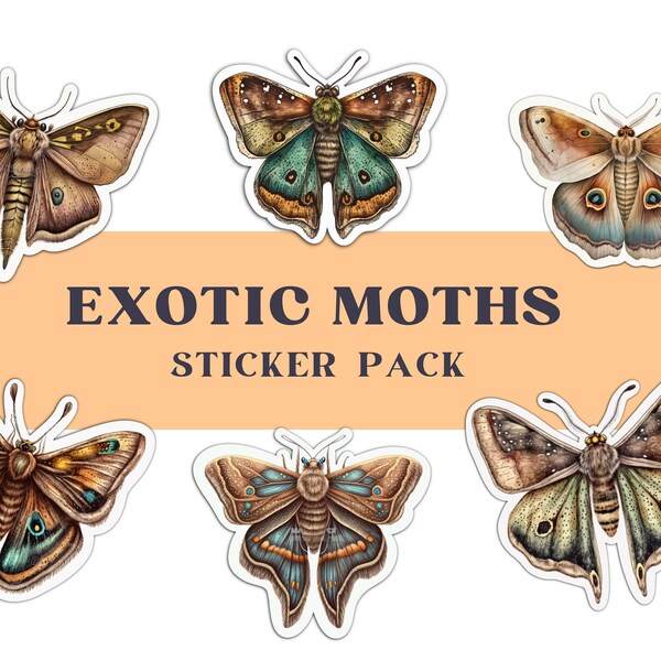Moth Laptop Sticker - Etsy