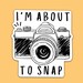 Photography Stickers, Retro Sticker Decal, Positive Sticker, Capture ...