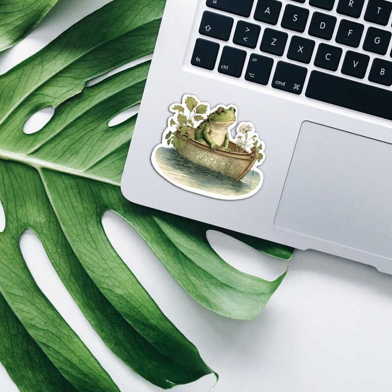 Cottagecore Frogs Sticker Pack, Choose Your Material, Vintage Toad ...