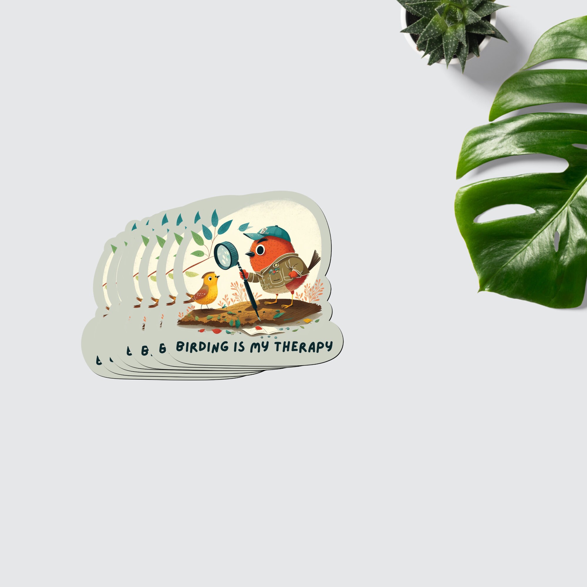 Bird Watching Sticker Birding is My Therapy Cute Birder - Etsy