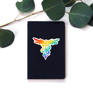 Rainbow Vetmed Sticker, Pride Veterinary Caduceus, Vet Tech Week, Vet Assistant, Vet Nurse, Vet ...