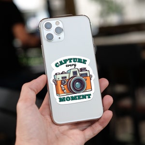Photography Stickers, Retro Sticker Decal, Positive Sticker, Capture ...